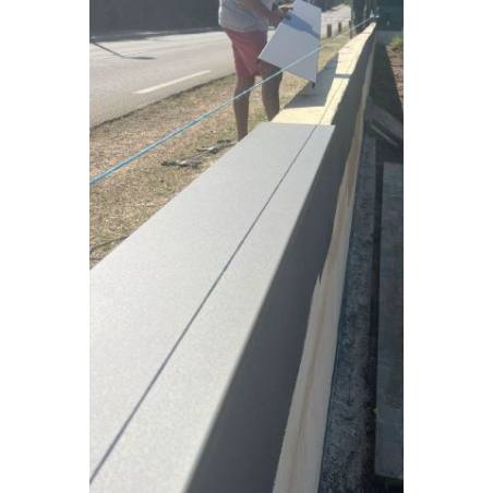 Couvertine pour muret en aluminium | LMC Ouvertures